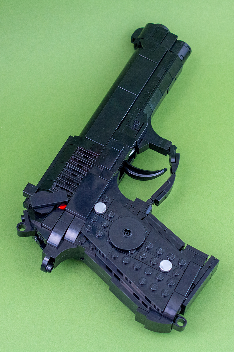 Beretta M9 (1:1), a LEGO Brick Replica by Cole Edmonson