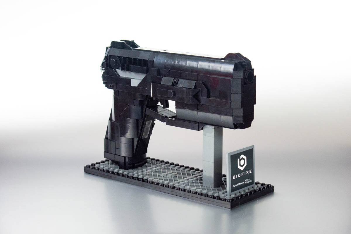 Biofire Smart Gun, a LEGO Brick Replica by Cole Edmonson